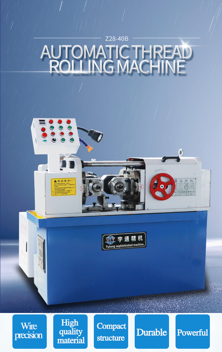 Factory direct automatic intelligent thread rolling machine - Buy rebar ...