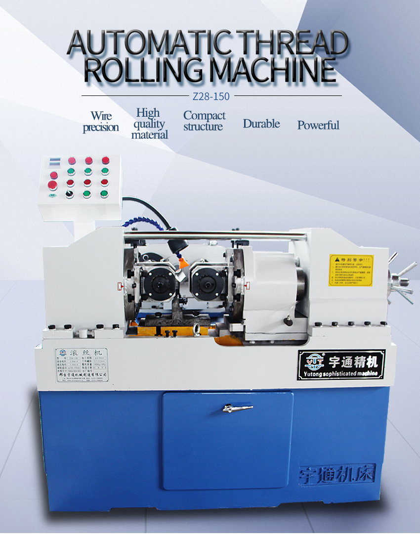 Fully Automatic Thread Rolling Machine Hydraulic Thread Knurling